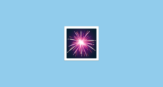 🎆 Fuegos Artificiales Emoji on Apple iOS 15.4