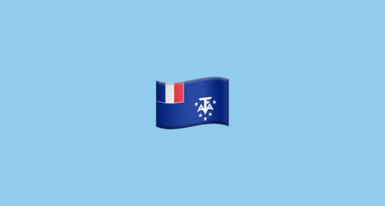 🇹🇫 旗: 法属南部领地 Emoji on Apple iOS 15.4
