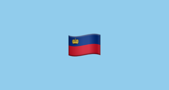 🇱🇮 Bendera: Liechtenstein Emoji on Apple iOS 15.4