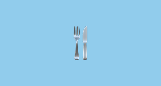 🍴 Garfo E Faca Emoji on Apple iOS 15.4
