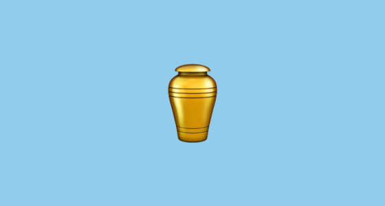 ⚱️ Funeral Urn Emoji on Apple iOS 15.4