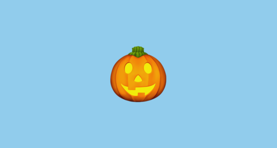 🎃 Jack-O-Lantern Emoji on Apple iOS 15.4