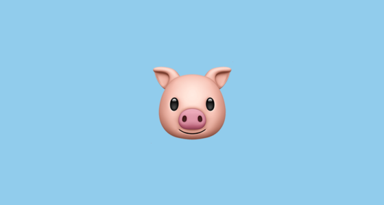 🐷 Tête De Cochon Emoji on Apple iOS 15.4