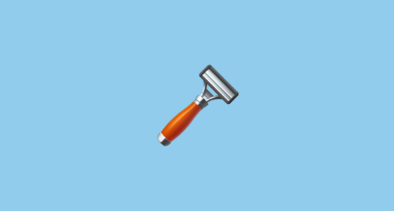 🪒 Razor Emoji on Apple iOS 15.4