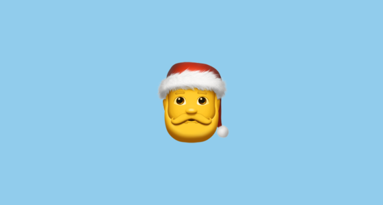 🎅 Santa Claus Emoji on Apple iOS 15.4