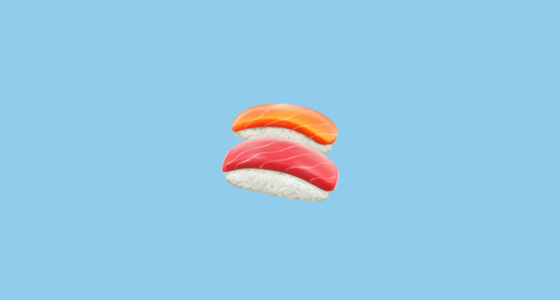 🍣 Sushi Emoji on Apple iOS 15.4