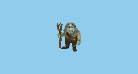 🧌 Troll Emoji on Apple iOS 15.4