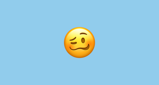 🥴 Woozy Face Emoji on Apple iOS 15.4