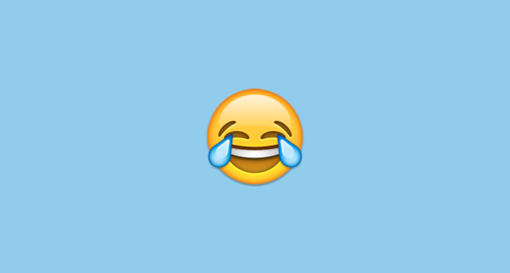😂 Face with Tears of Joy Emoji on Apple iOS 9.1