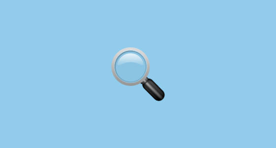 🔍 Magnifying Glass Tilted Left Emoji on Apple iOS 9.1