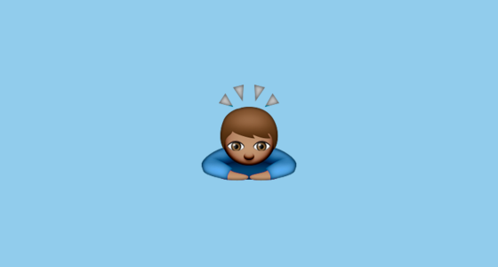 🙇🏽 Person Bowing: Medium Skin Tone Emoji on Apple iOS 9.1