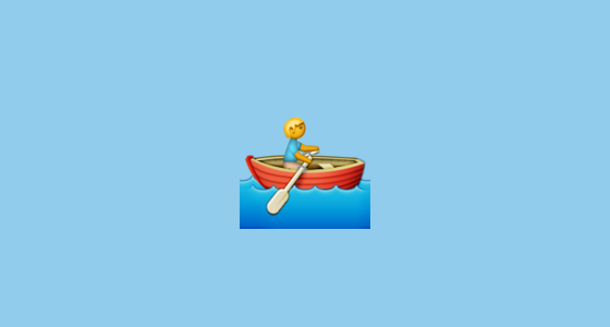 🚣 Person Rowing Boat Emoji on Apple iOS 9.1