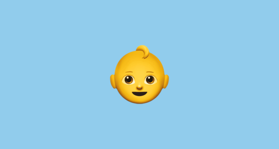 👶 Baby Emoji on Apple iOS 16.4