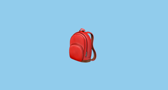 🎒 Backpack Emoji on Apple iOS 16.4