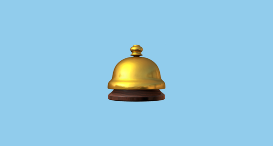 🛎️ Bellhop Bell Emoji on Apple iOS 16.4