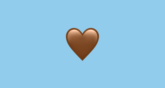 🤎 Brown Heart Emoji on Apple iOS 16.4