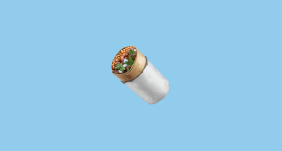 🌯 Burrito Emoji on Apple iOS 16.4