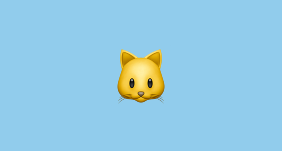 🐱 Cat Face Emoji on Apple iOS 16.4