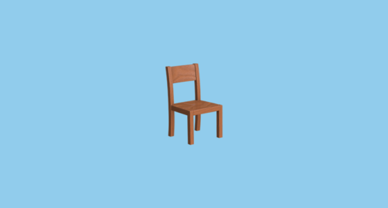 🪑 Chair Emoji on Apple iOS 16.4