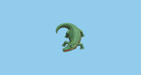 🐊 Crocodile Emoji on Apple iOS 16.4
