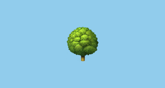 🌳 Deciduous Tree Emoji on Apple iOS 16.4