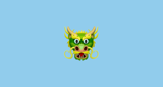 🐲 Dragon Face Emoji on Apple iOS 16.4