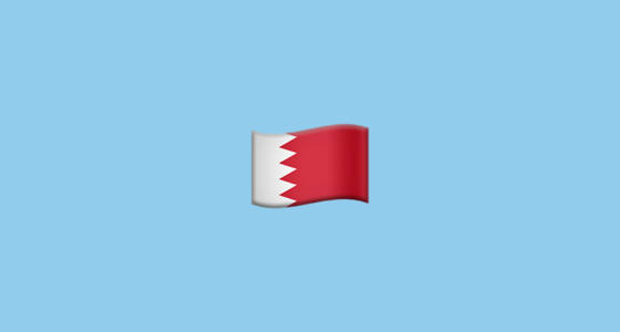 🇧🇭 Flag: Bahrain Emoji on Apple iOS 16.4