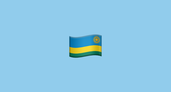 🇷🇼 Flag: Rwanda Emoji on Apple iOS 16.4