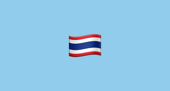 🇹🇭 Flag: Thailand Emoji on Apple iOS 16.4