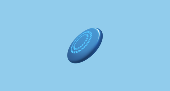 🥏 Flying Disc Emoji on Apple iOS 16.4