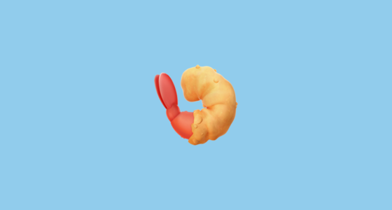 🍤 Fried Shrimp Emoji on Apple iOS 16.4