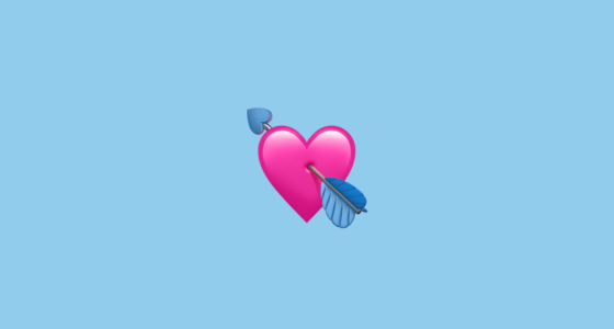 💘 Hart Met Pijl Emoji on Apple iOS 16.4