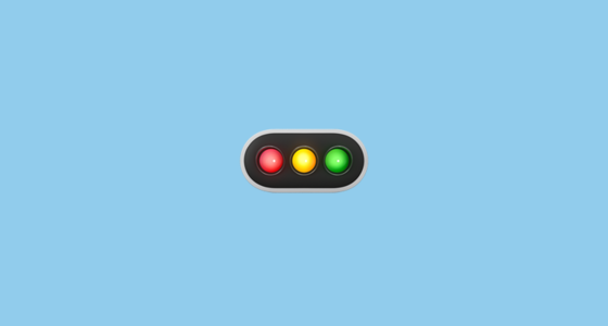 🚥 Horizontal Traffic Light Emoji on Apple iOS 16.4