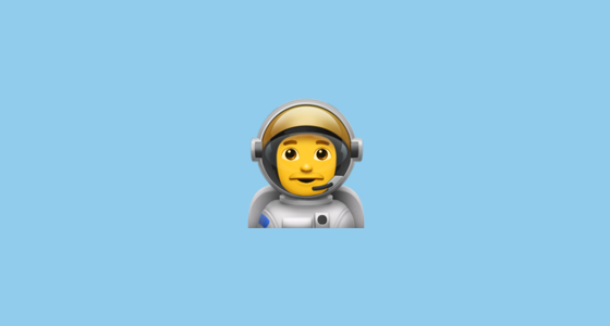 👨‍🚀 남자 우주비행사 Emoji on Apple iOS 16.4
