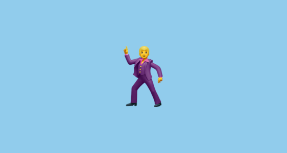 🕺 Lelaki Menari Emoji on Apple iOS 16.4