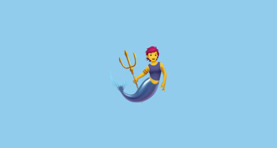 🧜 Merperson Emoji on Apple iOS 16.4