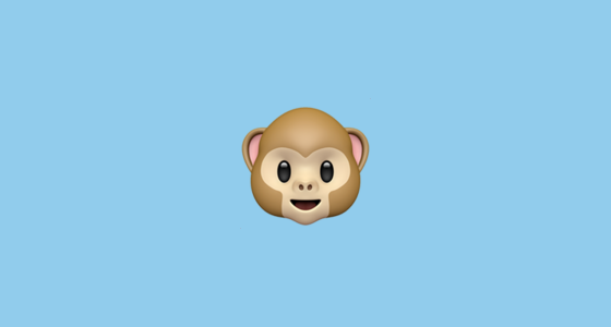 🐵 Monkey Face Emoji on Apple iOS 16.4