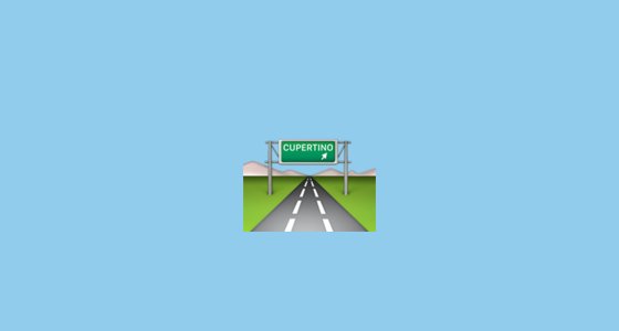 🛣️ Motorway Emoji on Apple iOS 16.4