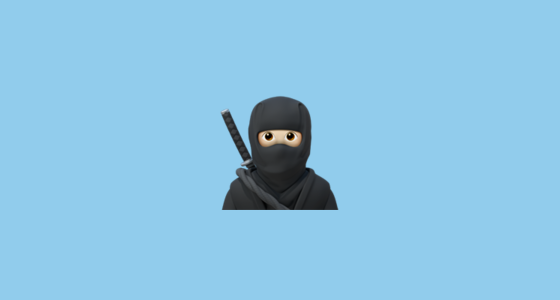 🥷🏻 Ninja: Light Skin Tone Emoji on Apple iOS 16.4