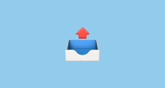 📤 Outbox Tray Emoji on Apple iOS 16.4