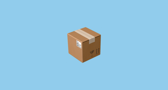 📦 Package Emoji on Apple iOS 16.4