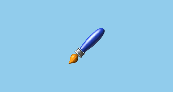🖌️ Paintbrush Emoji on Apple iOS 16.4