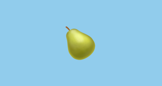 🍐 Pear Emoji on Apple iOS 16.4