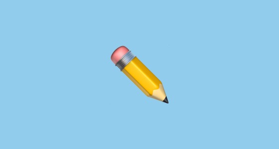 ️ Bleistift Emoji on Apple iOS 16.4