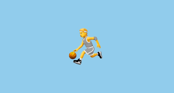⛹️ Person Bouncing Ball Emoji on Apple iOS 16.4