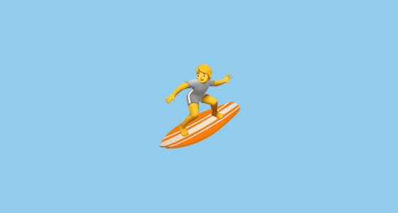 🏄 Surfista Emoji on Apple iOS 16.4