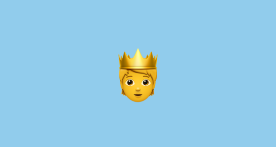 🫅 Person Mit Krone Emoji on Apple iOS 16.4