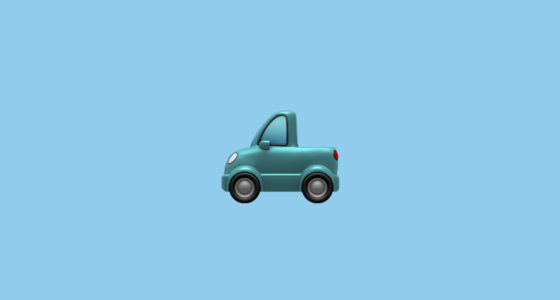 🛻 敞蓬小型载货卡车 Emoji on Apple iOS 16.4