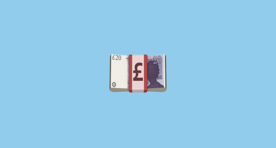 💷 Pound Banknote Emoji on Apple iOS 16.4