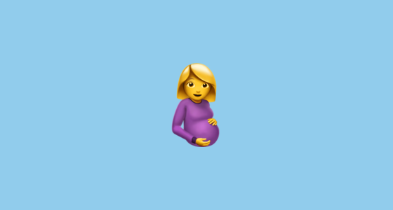 🤰 Pregnant Woman Emoji on Apple iOS 16.4